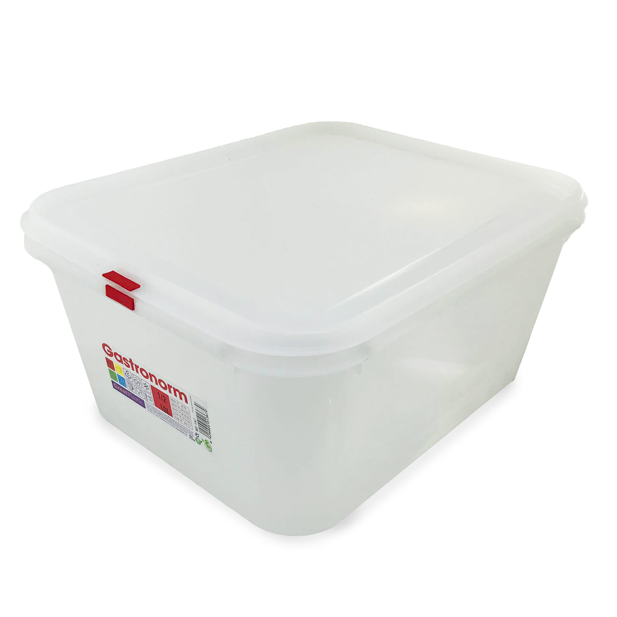 Tupper de plástico hermético rectangular. Tartera para comida ...